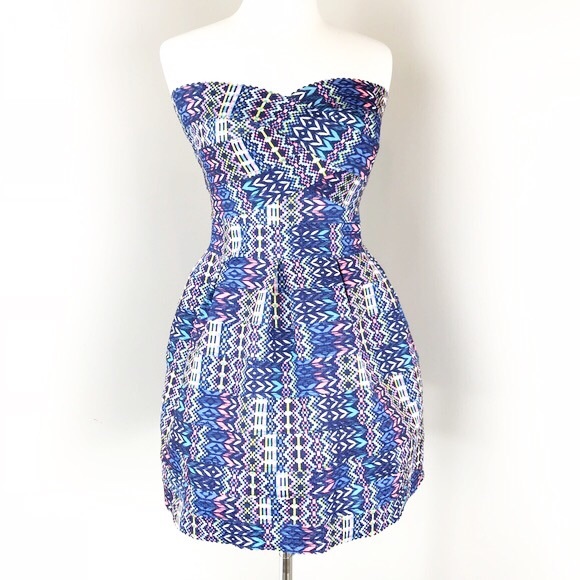 Anthropologie | Dresses | Anthropologie Paper Crane Strapless Dress M ...